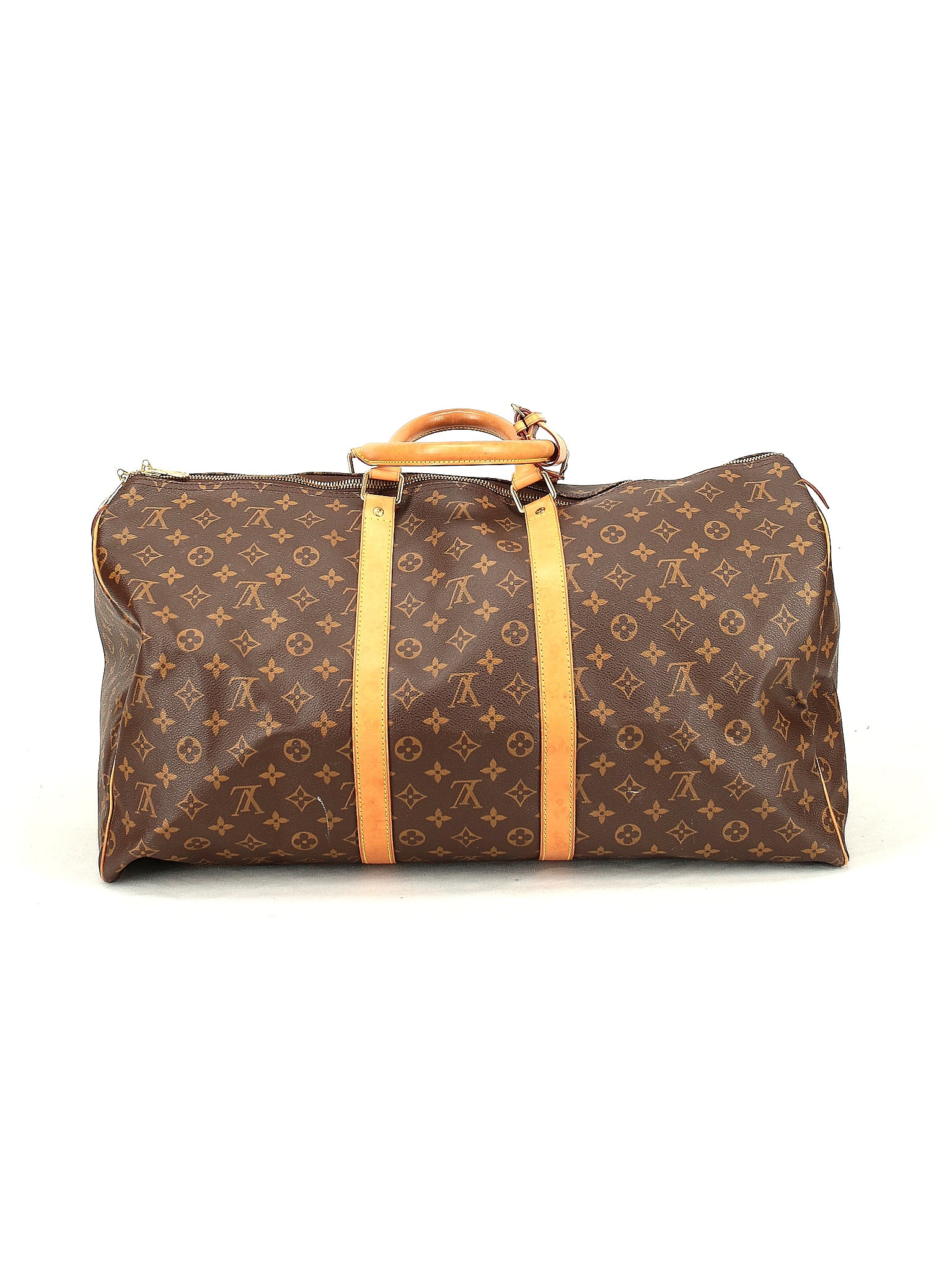 Louis Vuitton 100% Coated Canvas Brown Monogram Coated Canvas Keepall 50 One Size - 29% off ...