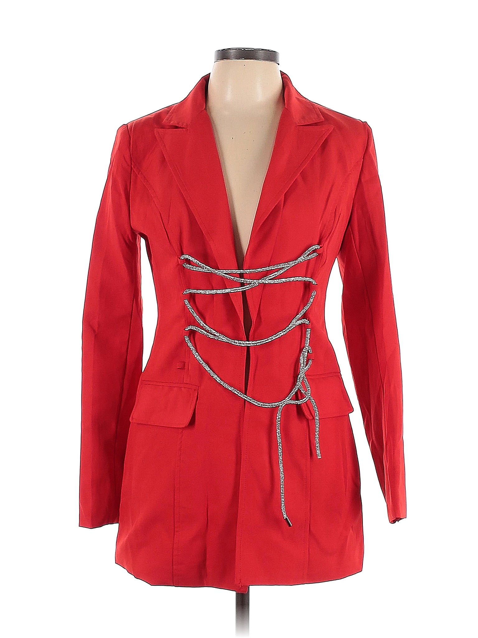 LC Lizette Collection Red Jacket Size L - 60% off | thredUP