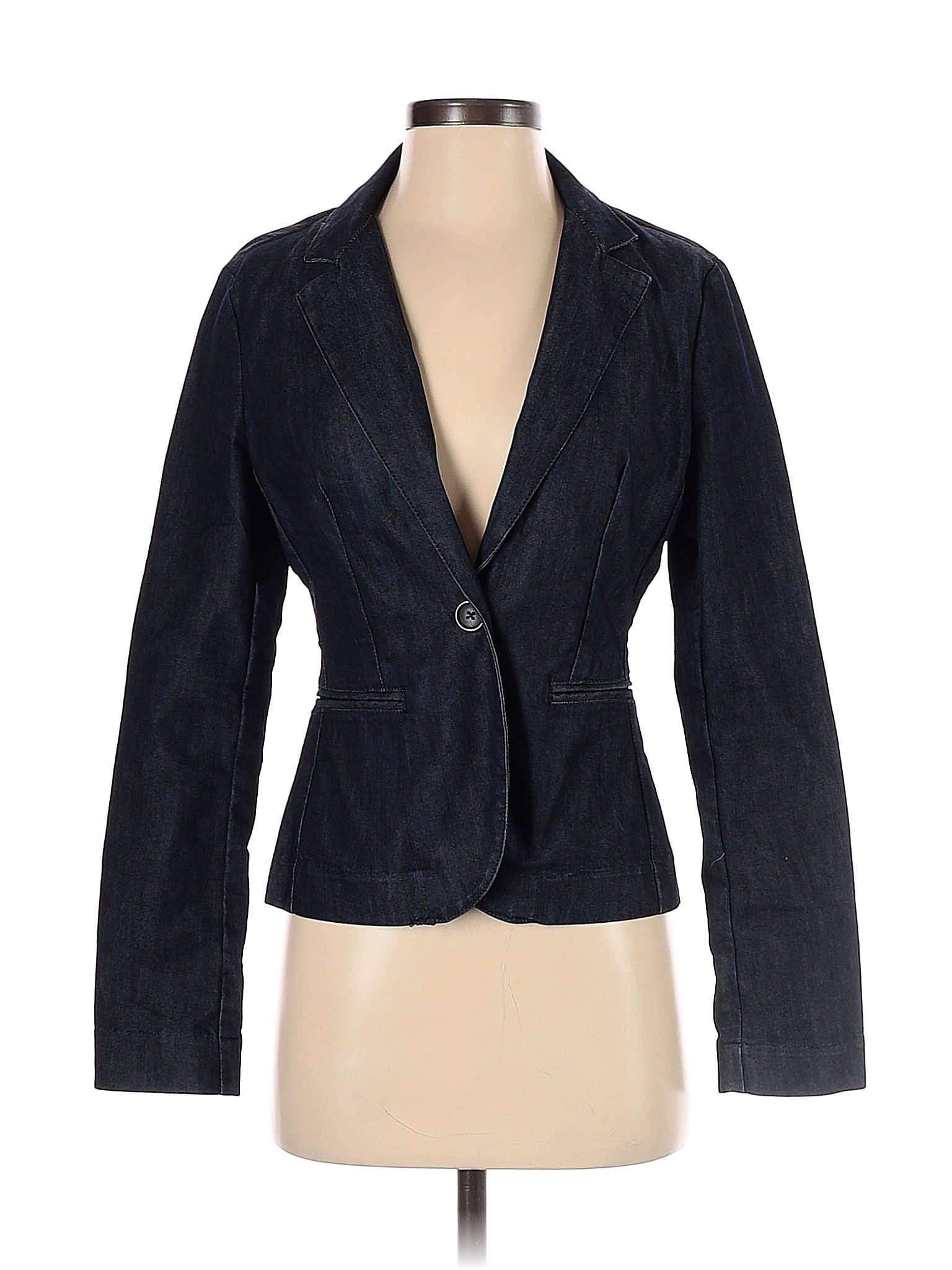 Express Design Studio Blue Denim Jacket Size 2 - 71% off | ThredUp