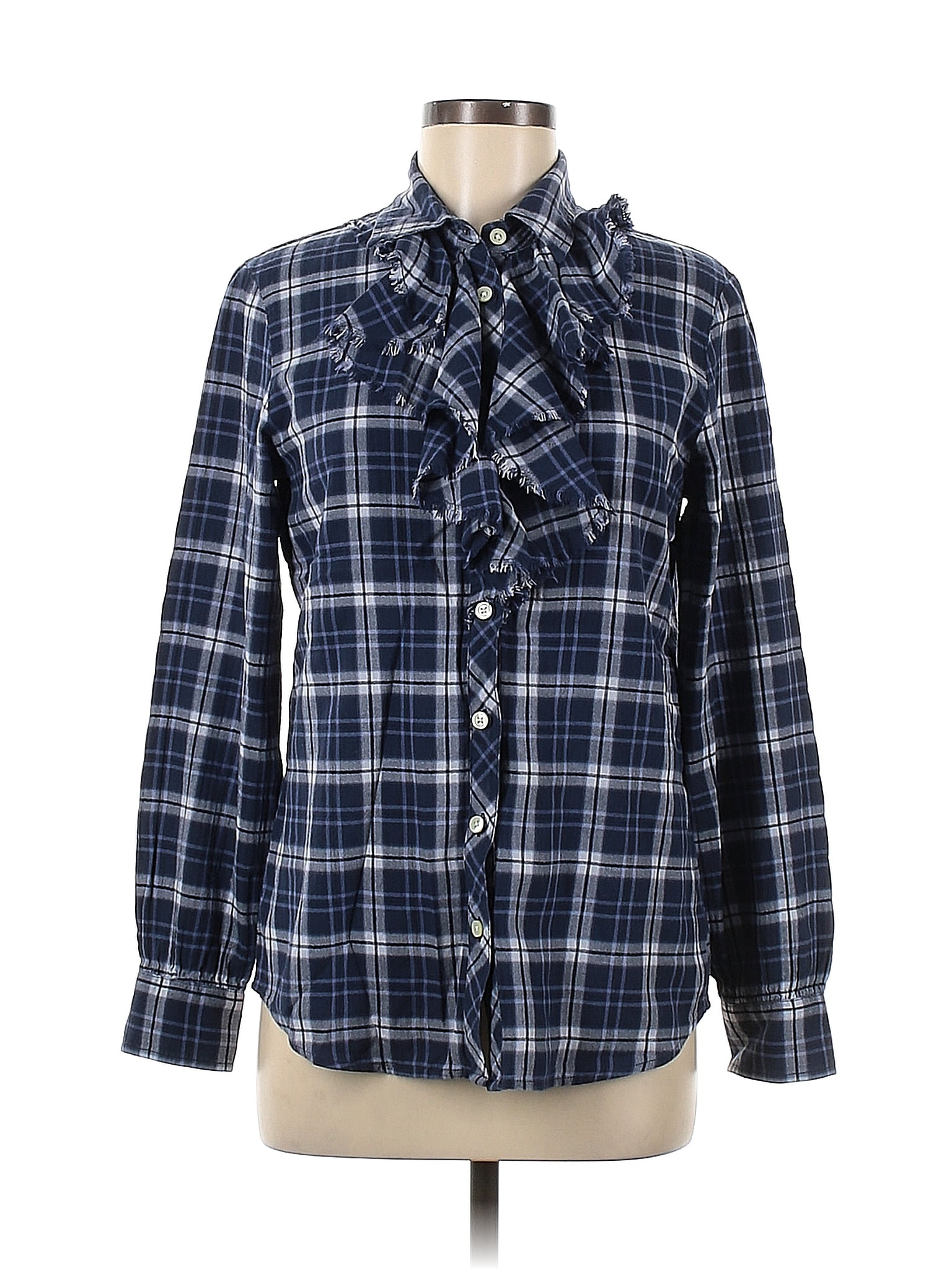 Banana Republic Blue Long Sleeve Button Down Shirt Size M 74 Off