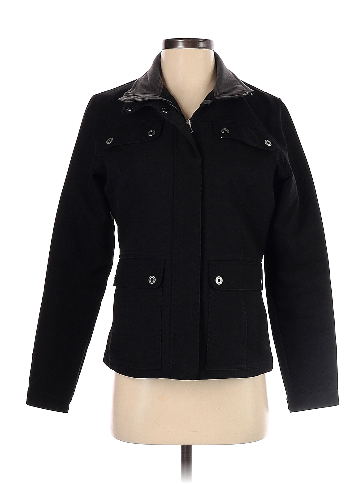 The North Face 100% Polyester Black Jacket Size S - 63% off | thredUP