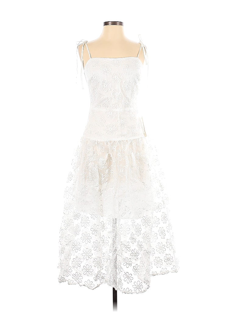 Bardot 100 Polyester Solid White Casual Dress Size Xs 66 Off Thredup