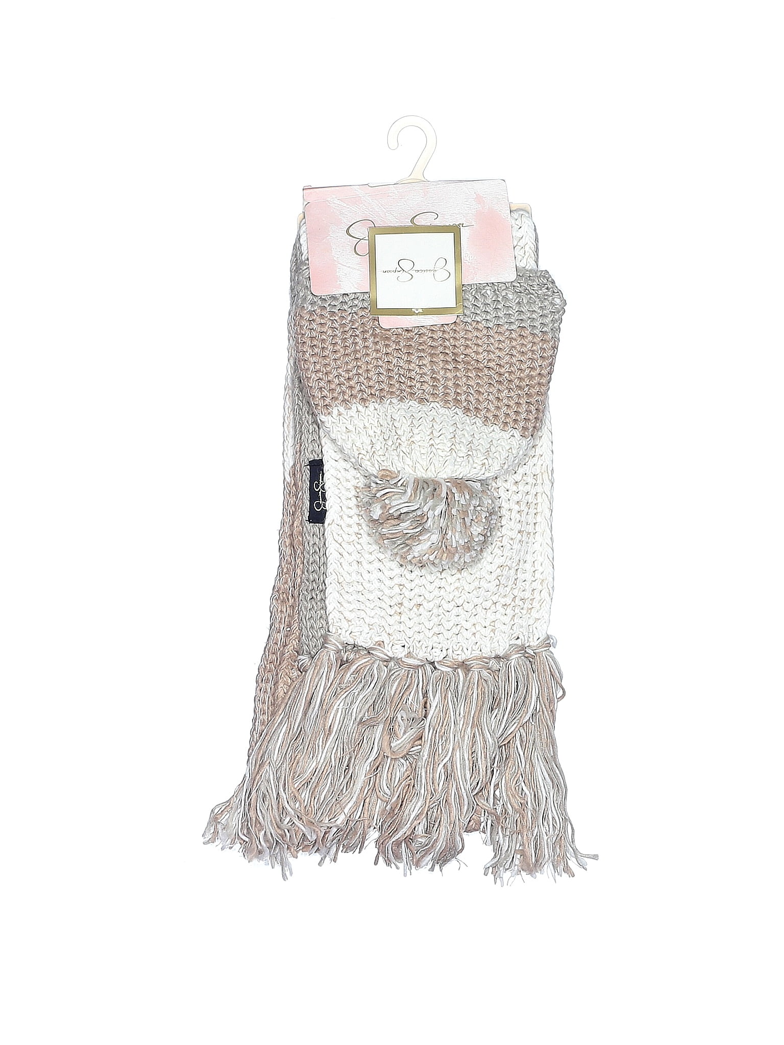 Jessica Simpson 100% Acrylic Tan Scarf One Size - 62% off | ThredUp