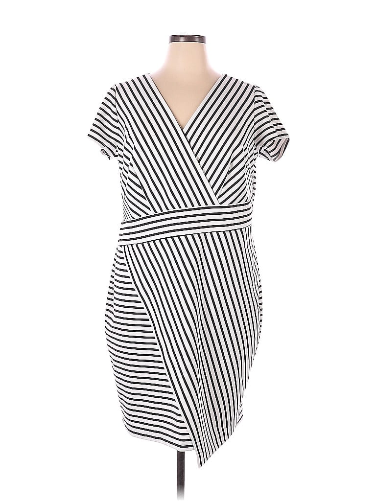 Lane Bryant White Casual Dress Size 16 (Plus) - 56% off | thredUP