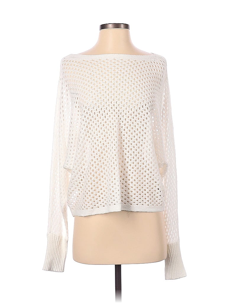 Express Color Block Polka Dots White Pullover Sweater Size S - 60% off ...