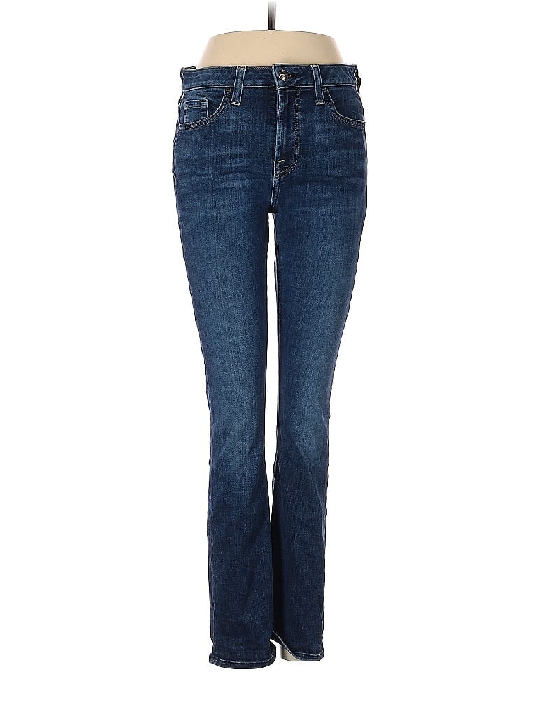 Jen 7 Tortoise Hearts Blue Jeans Size 6 - 90% off | ThredUp