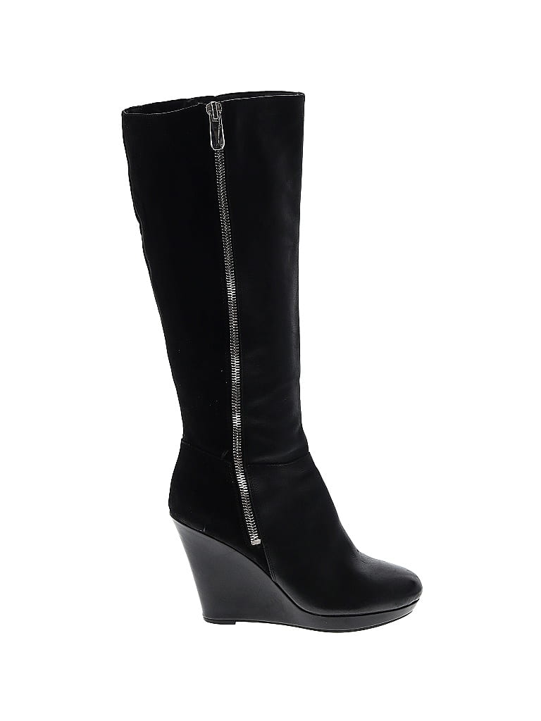 Bar III Solid Black Boots Size 10 - 48% off | thredUP