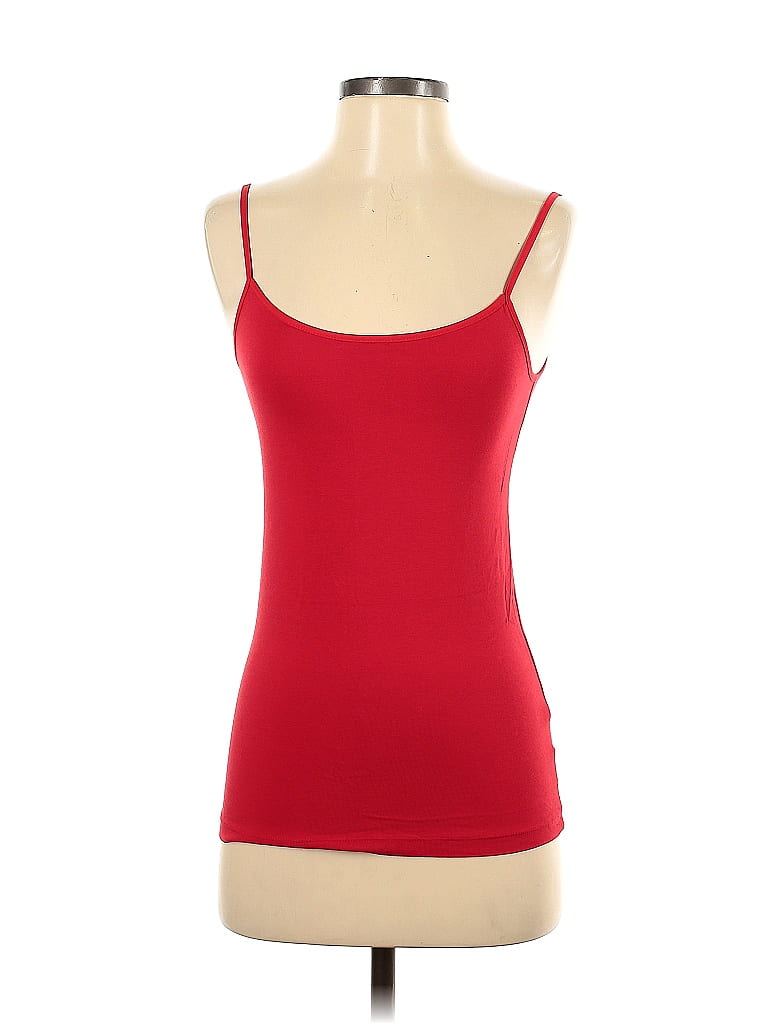 Time and Tru Solid Red Tank Top Size XS - 15% off | thredUP