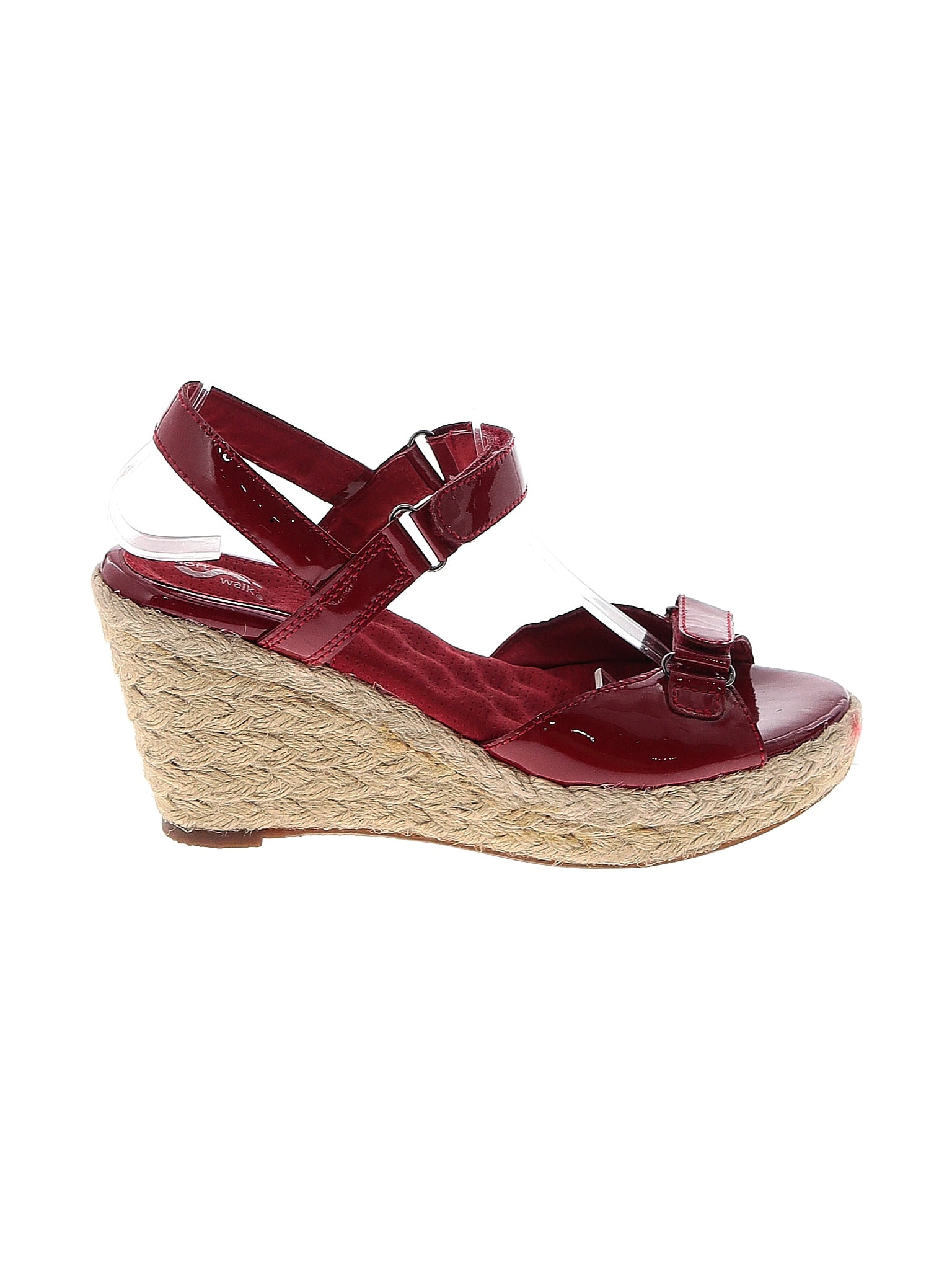 Soft Walk Solid Red Burgundy Wedges Size 7 1/2 - 66% off | thredUP