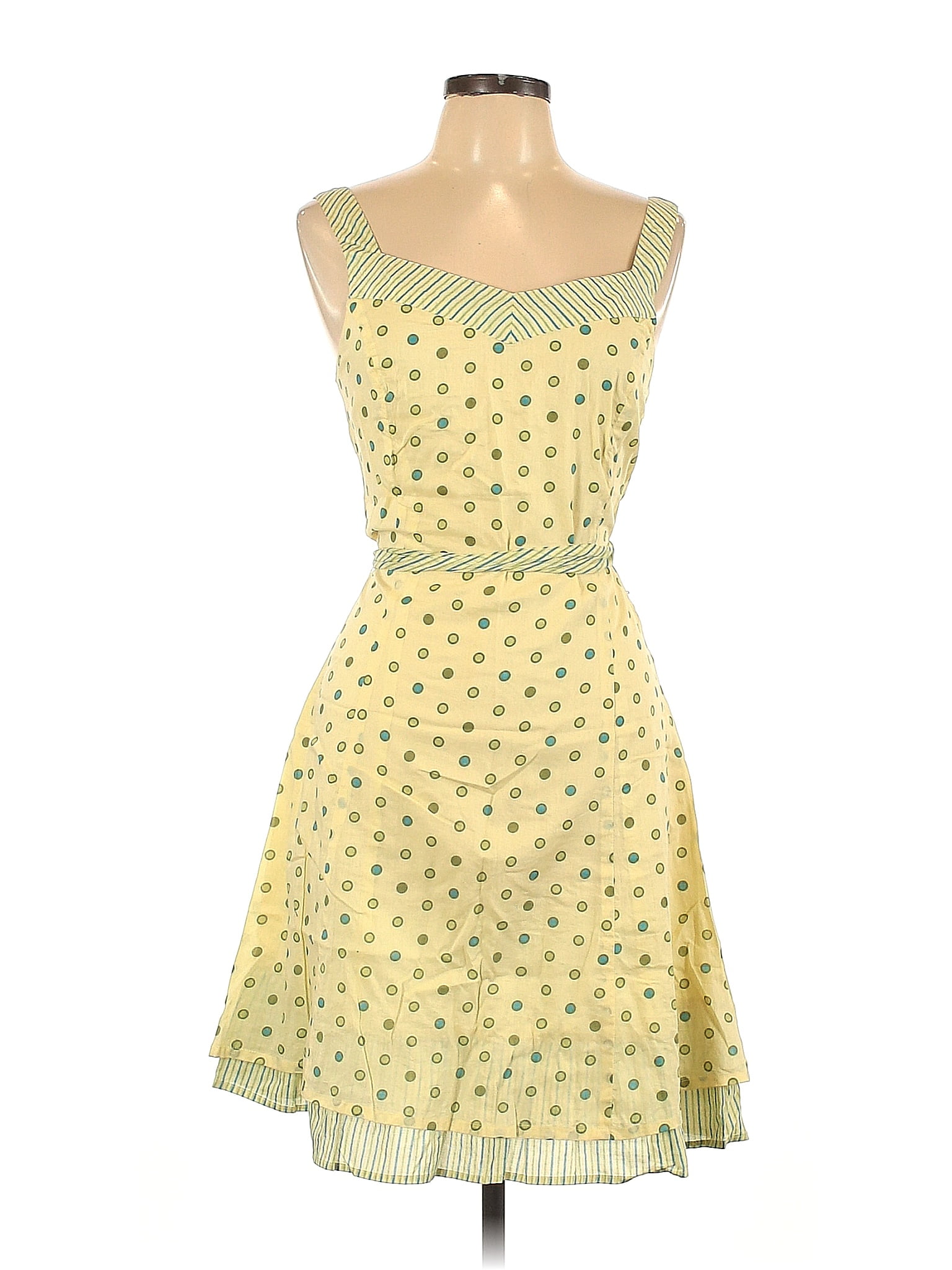 Pura Vida 100% Cotton Yellow Casual Dress Size 10 - 52% off | thredUP