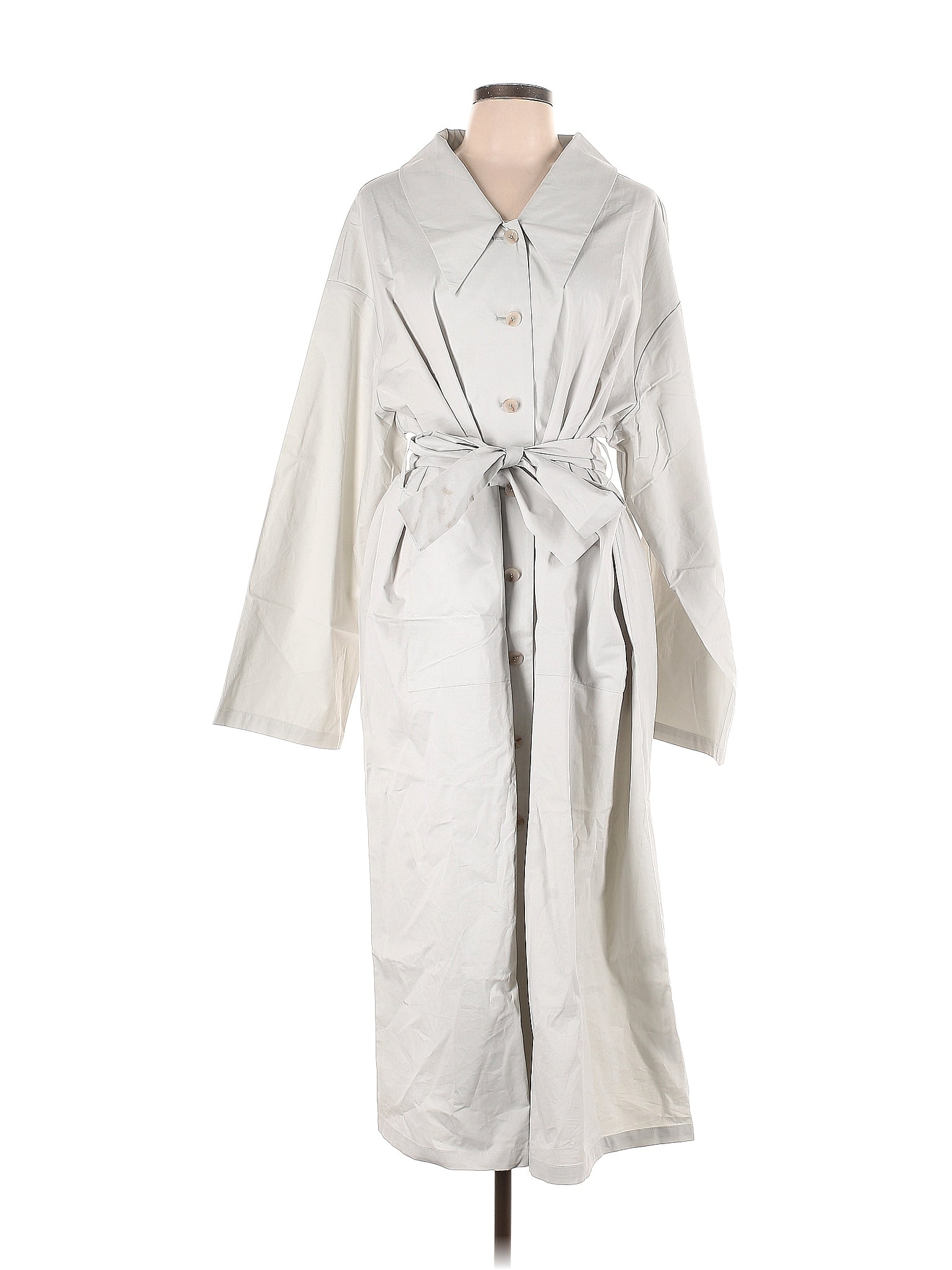 Nap 100% Cotton White Coat Size L - 70% off | ThredUp