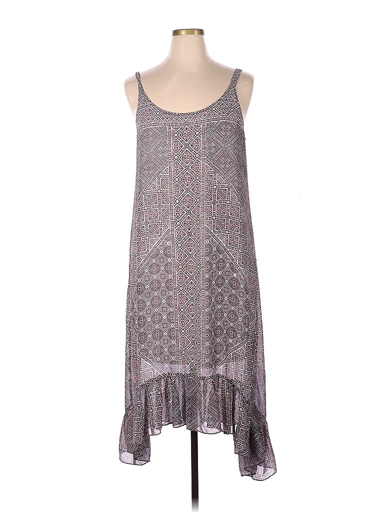 Zozo 100% Polyester Gray Casual Dress Size XL - 79% off | ThredUp