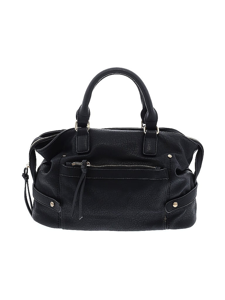 Moda Luxe Solid Black Satchel One Size - 56% off | thredUP