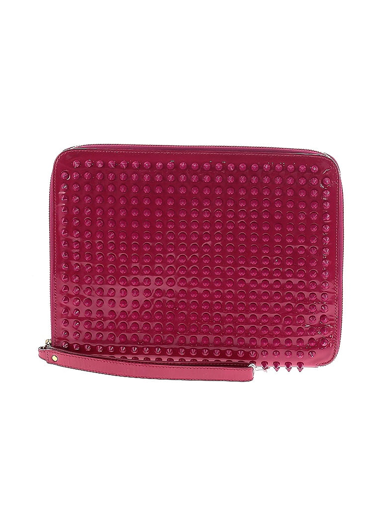 Christian Louboutin 100% Calf Leather Pink Cris Spike Tablet Case One ...