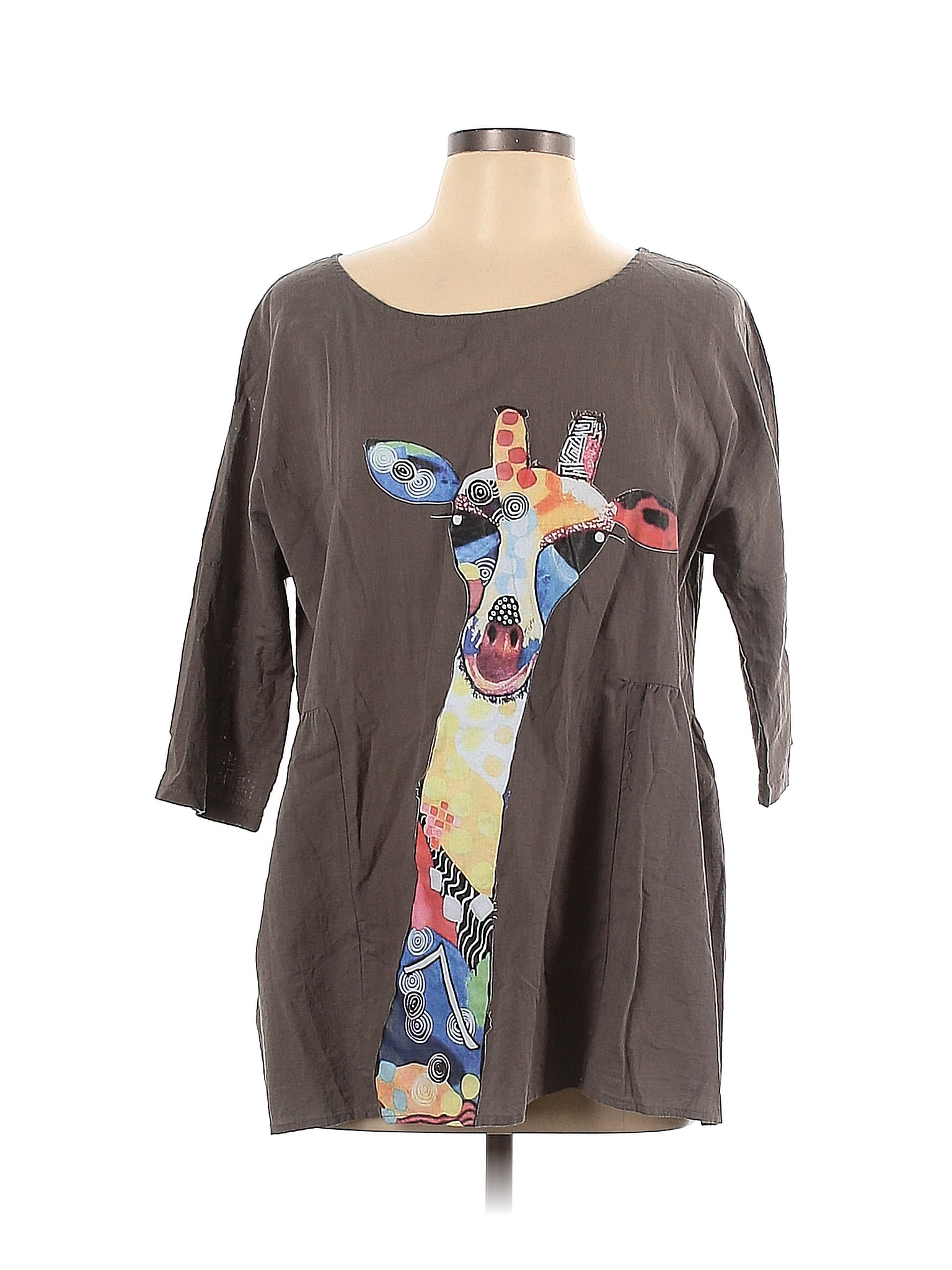 Misslook Gray Long Sleeve Top Size L - 60% off | ThredUp