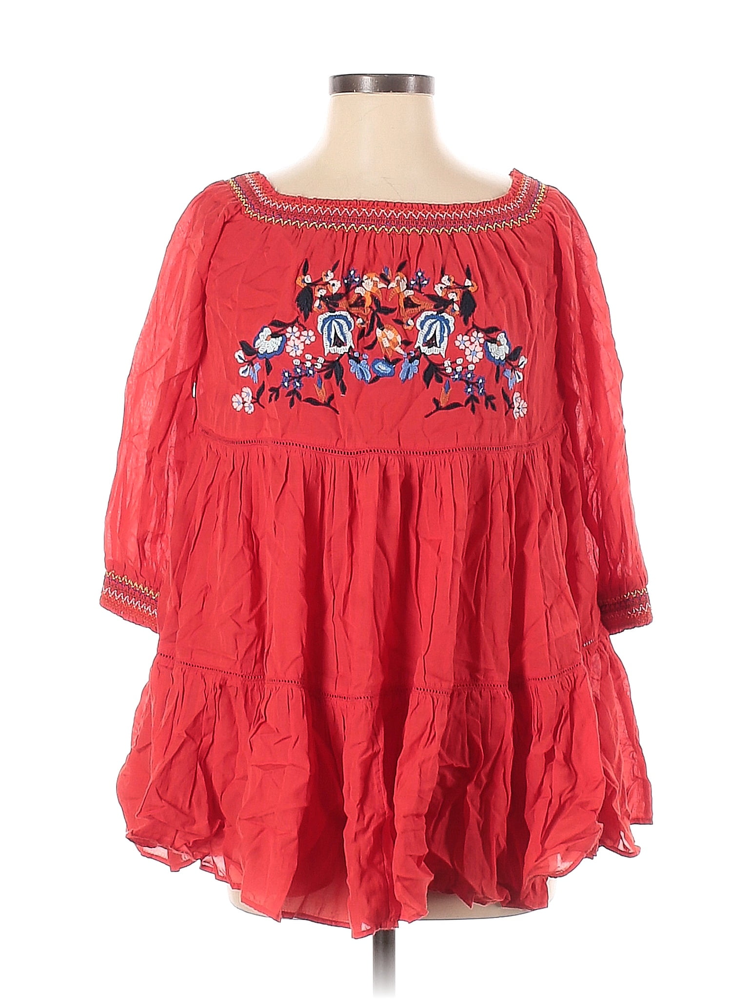 Free People Red Casual Dress Size XS - 83% off | thredUP