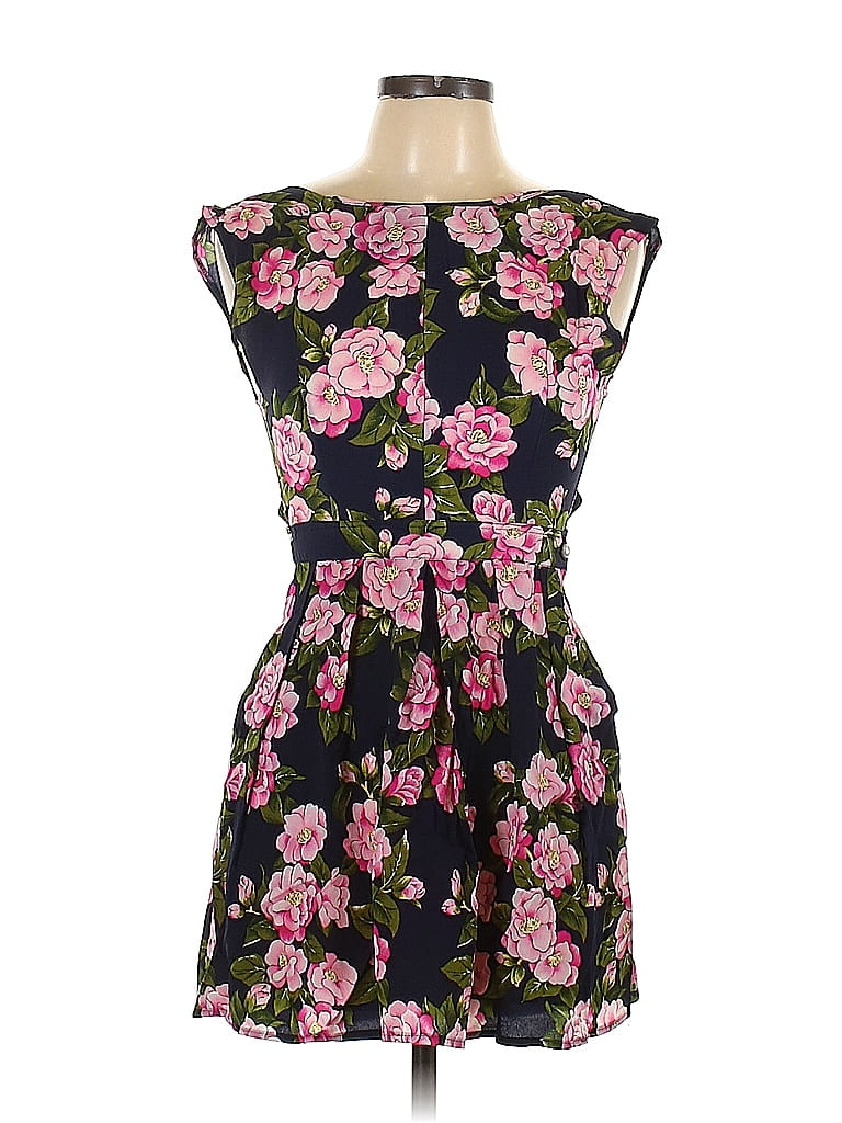 California Select Originals Floral Black Casual Dress Size S - 76% off ...