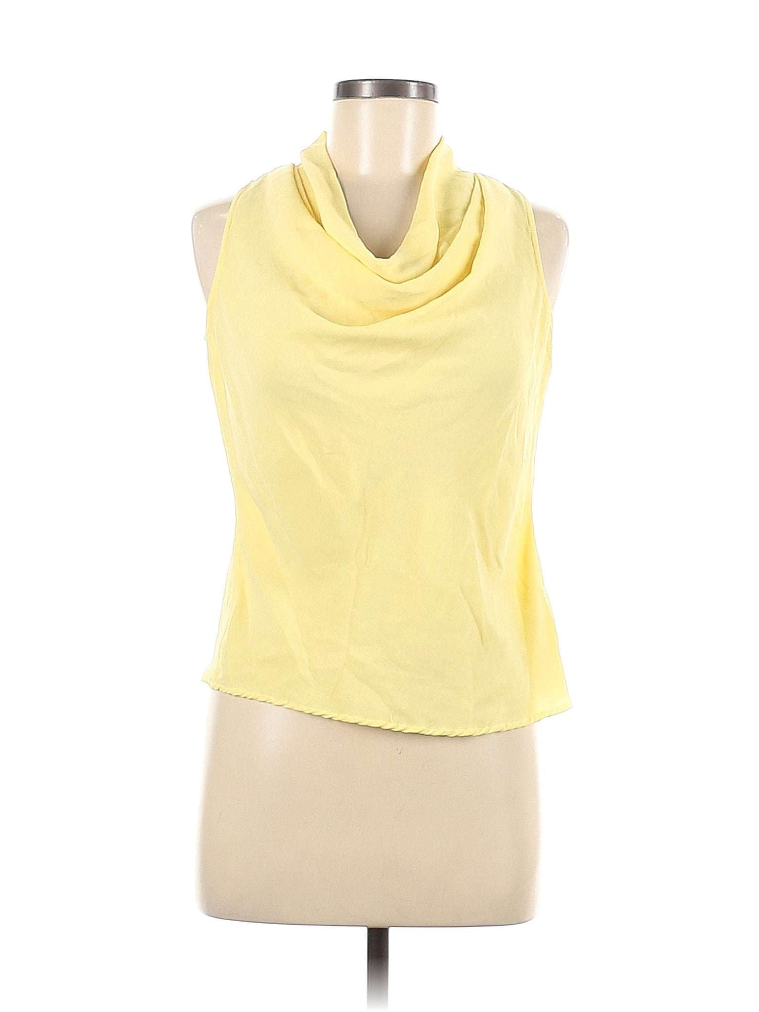Doncaster 100% Silk Yellow Sleeveless Silk Top Size 6 - 87% off | thredUP