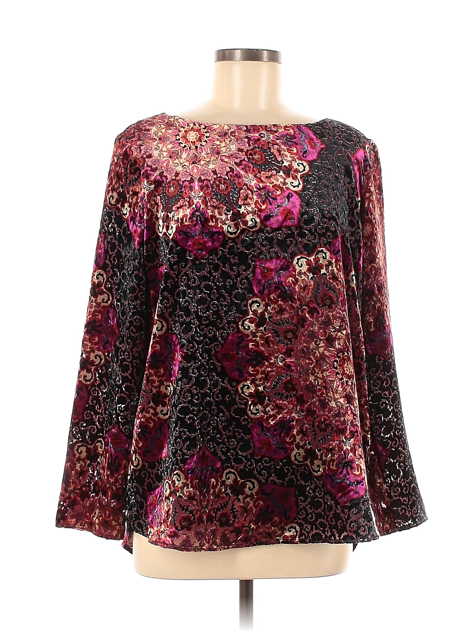 Peck & Peck Black Long Sleeve Blouse Size 8 - 73% off | thredUP