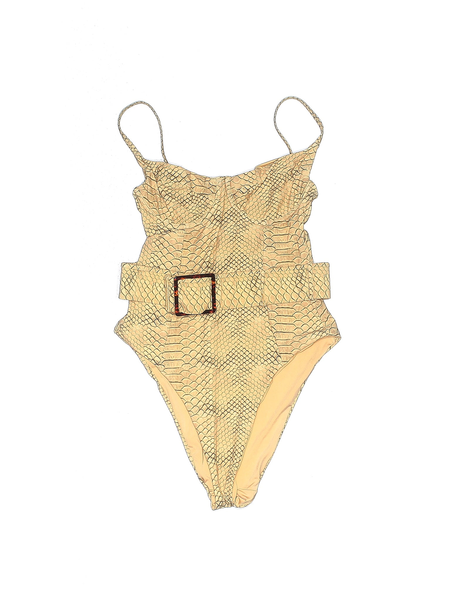WeWoreWhat Multi Color Tan One Piece Swimsuit Size S - 67% off | ThredUp