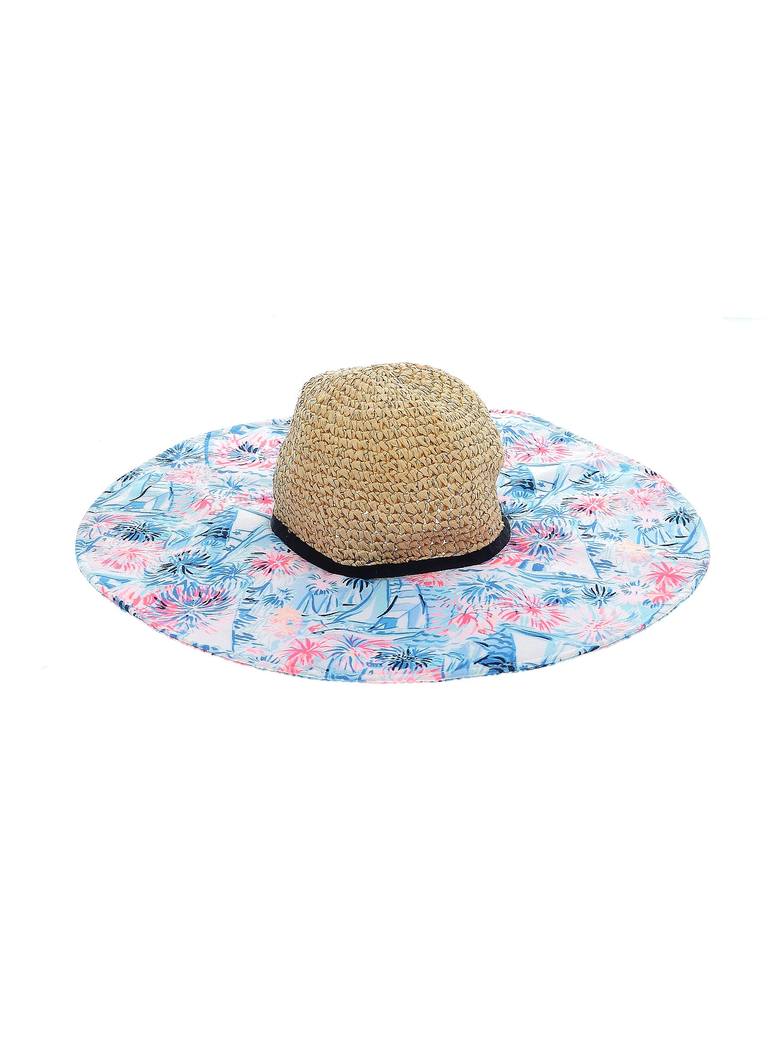 Lilly Pulitzer 100% Polyester Blue Sun Hat One Size - 52% off | thredUP