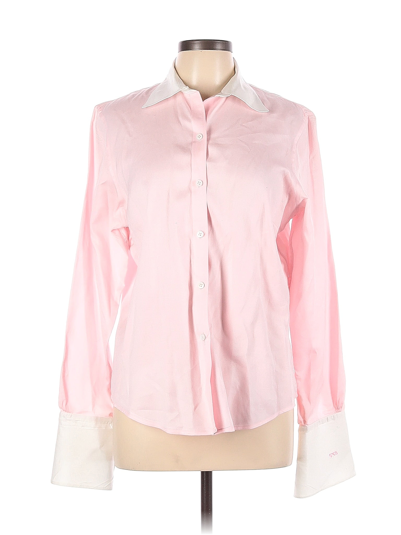 Brooks Brothers 346 100% Cotton Pink Long Sleeve Button-Down Shirt Size 14 - 74% off | thredUP
