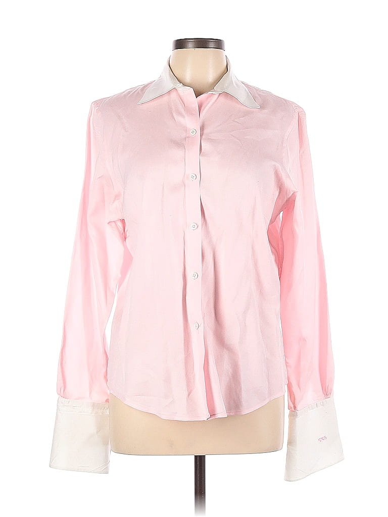Brooks Brothers 346 100% Cotton Pink Long Sleeve Button-Down Shirt Size 14 - 74% off | thredUP