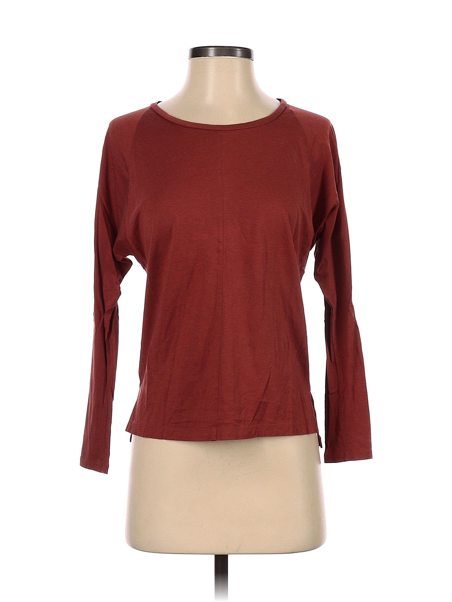 Madewell Red Long Sleeve T Shirt Size Xxs 68 Off Thredup