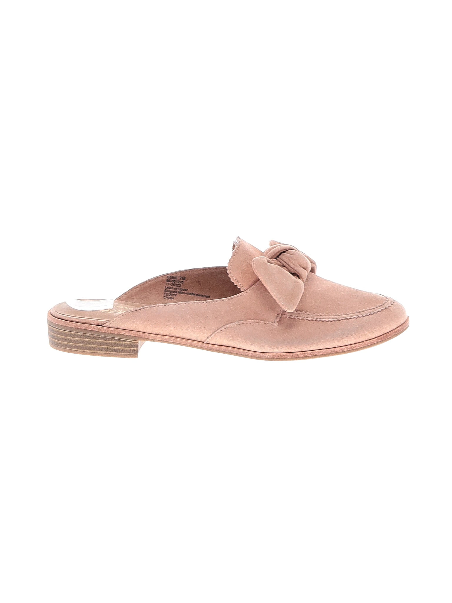 G.H. Bass & Co. 100% Leather Solid Pink Mule/Clog Size 7 - 85% off ...