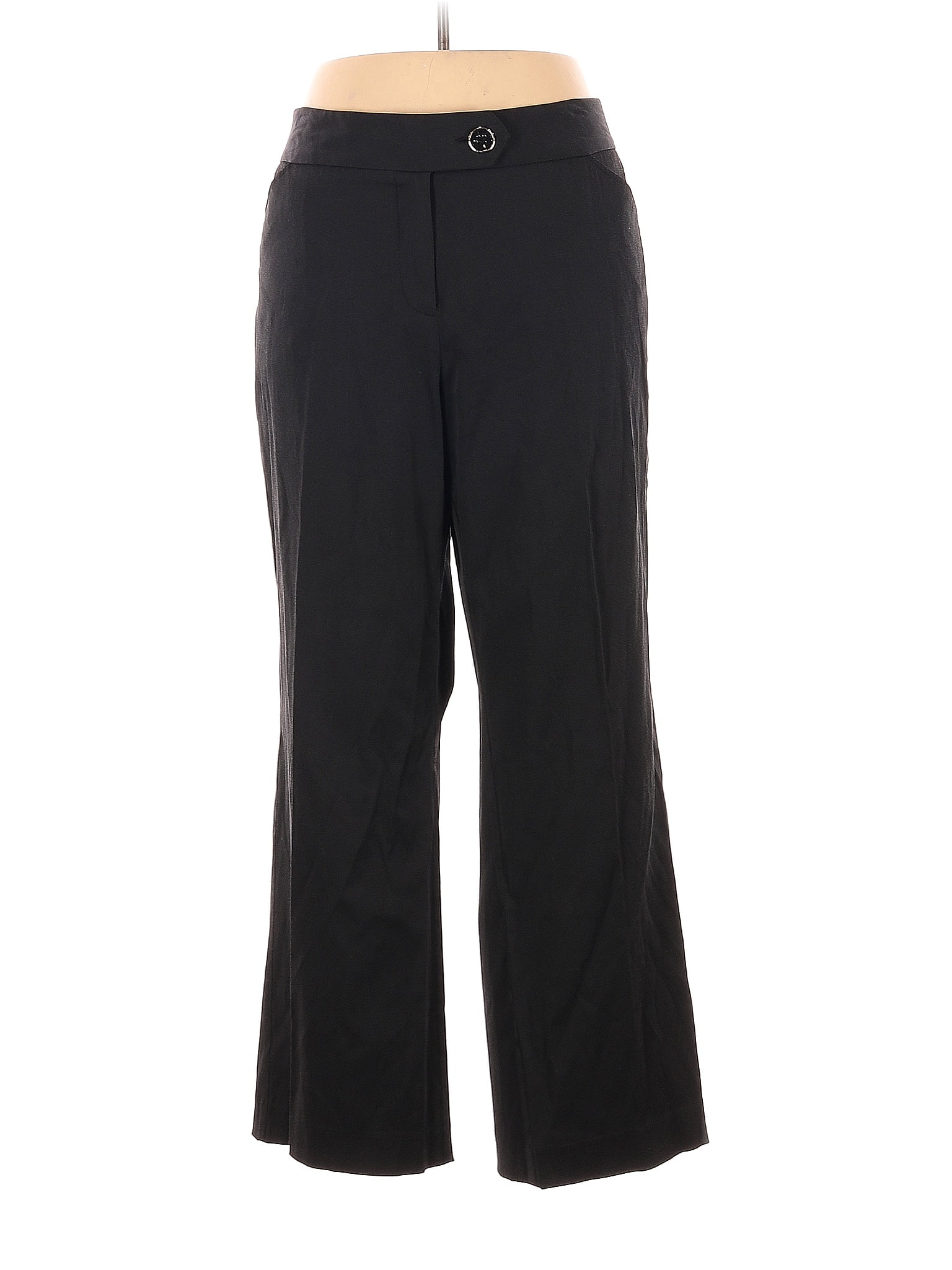 Bay Studio Solid Black Dress Pants Size 18 (Plus) - 60% off | thredUP