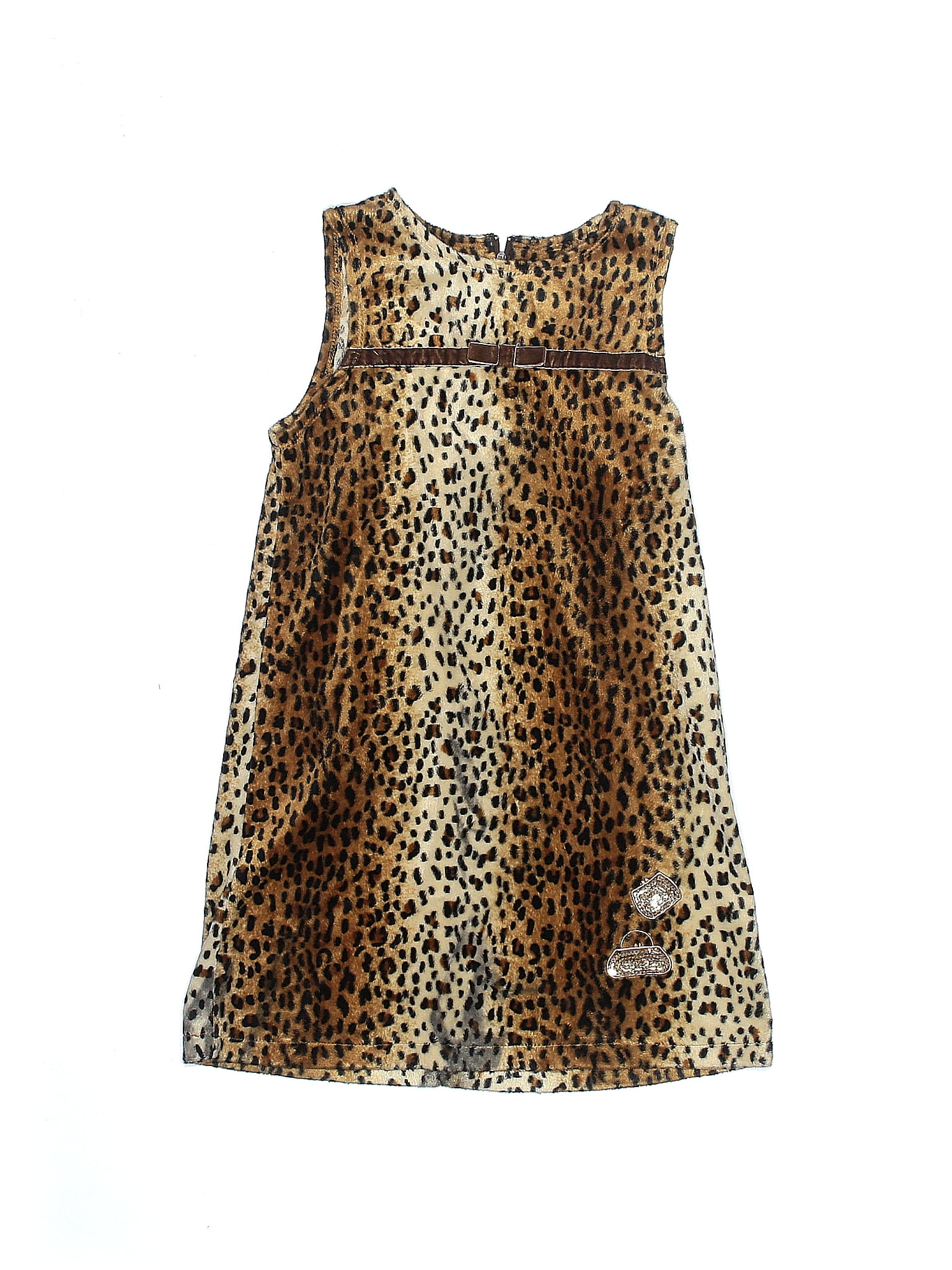 Girl Connection 100% Polyester Tan Dress Size 8 - 59% off | thredUP