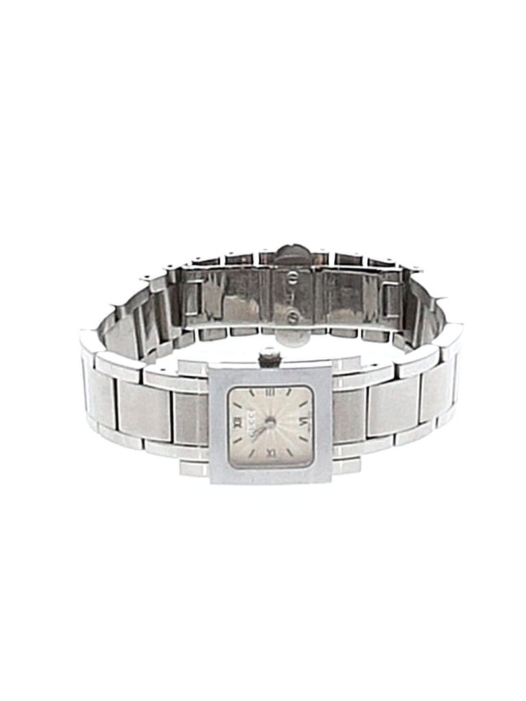 Gucci Solid Metallic Silver Watch One Size - 68% off | thredUP