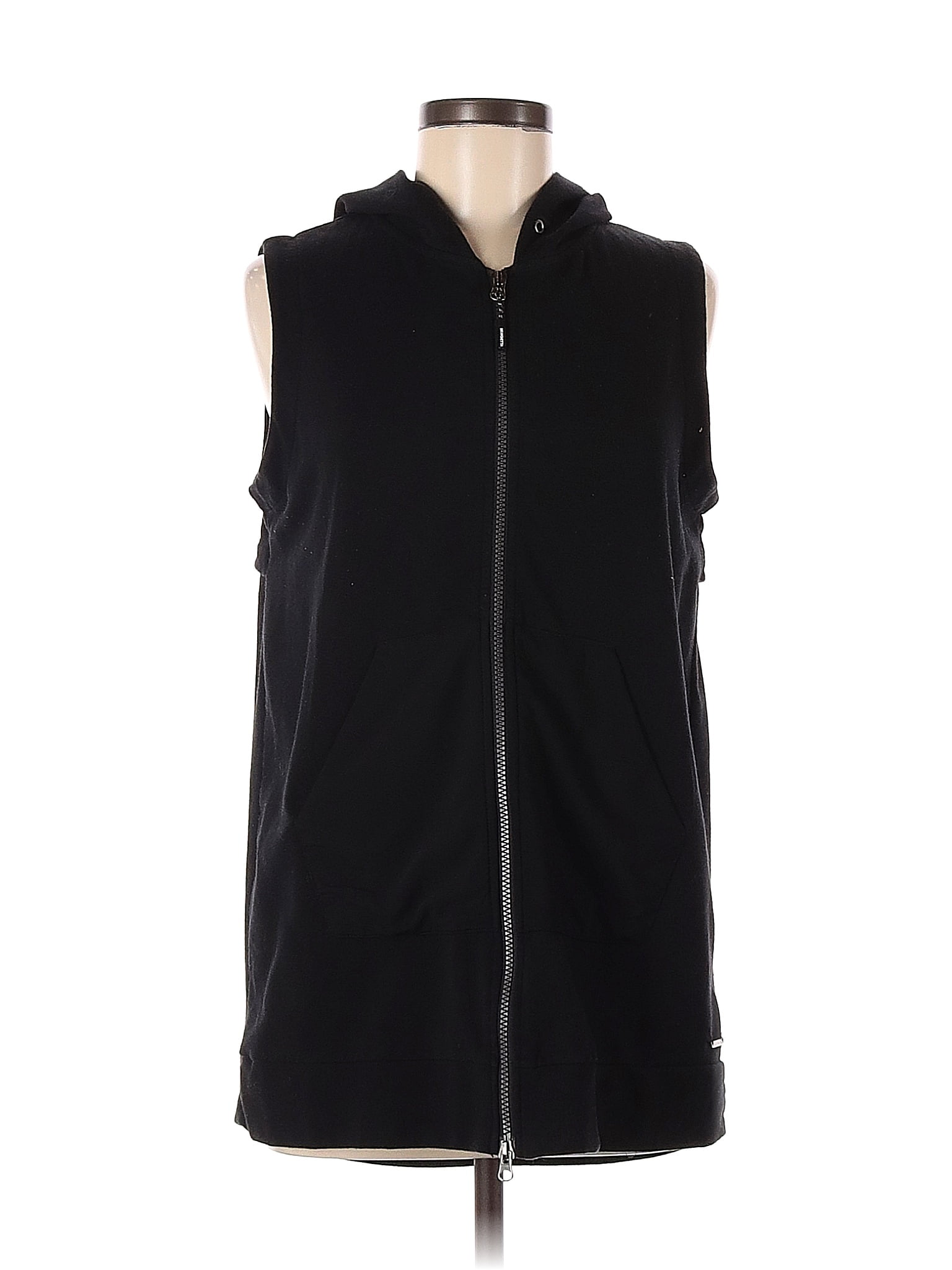 Mondetta Solid Black Vest Size M - 65% off | thredUP