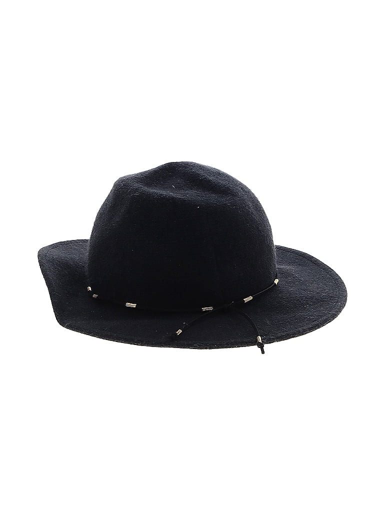 Love My Basic Solid Black Sun Hat One Size - 0% off | thredUP
