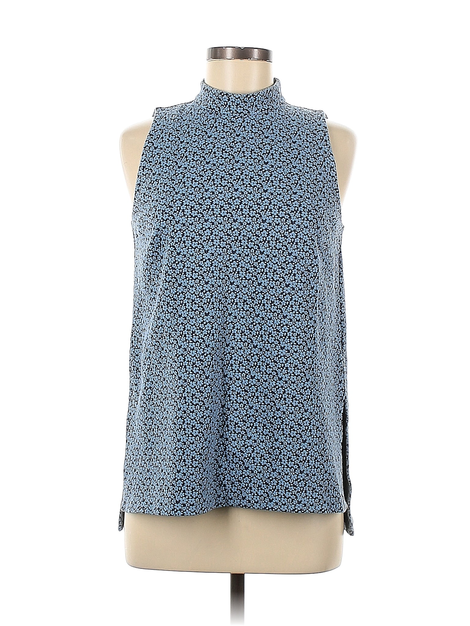 Michael Michael Kors Blue Sleeveless Top Size M 70 Off Thredup