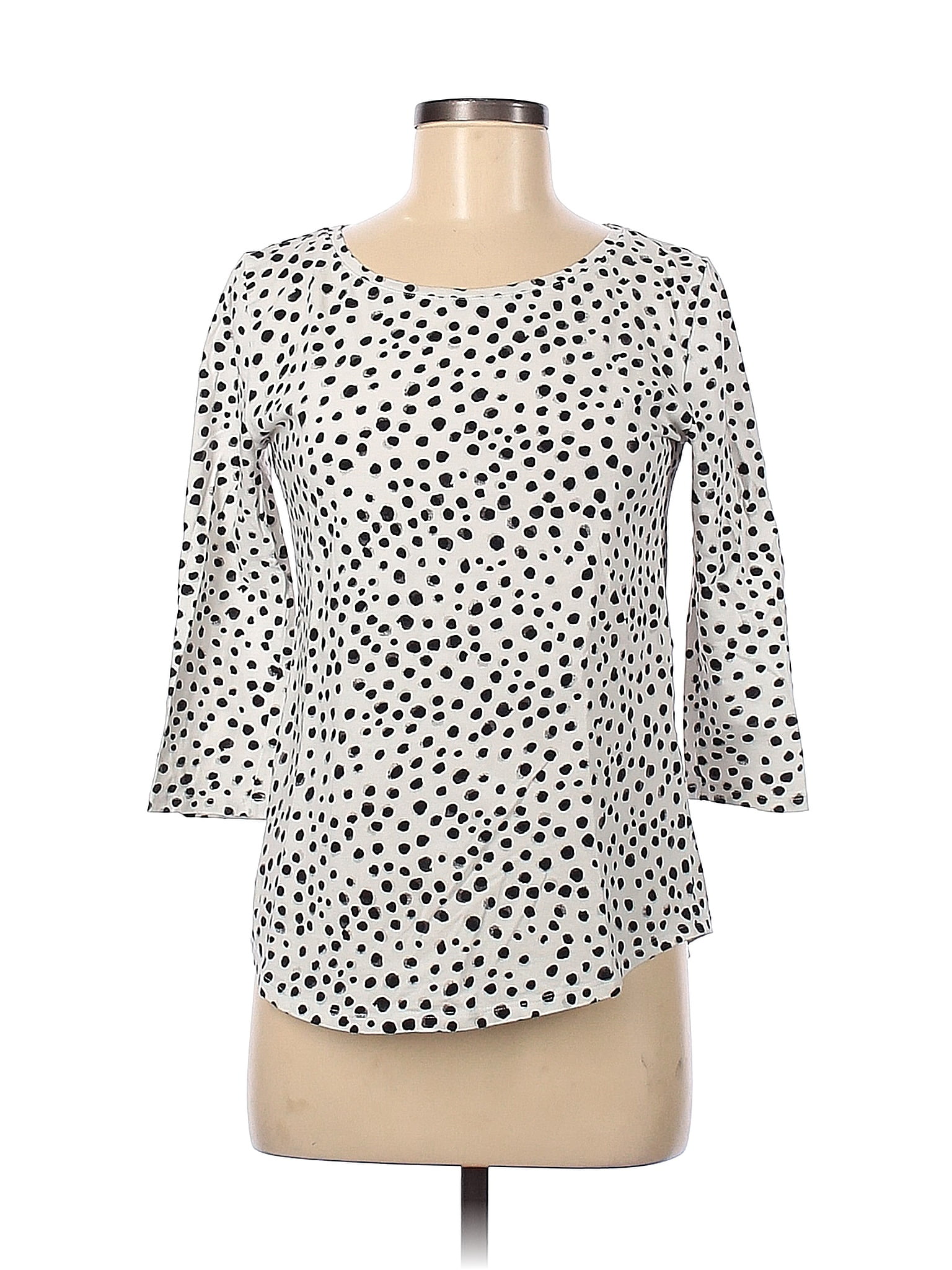 Ann Taylor Ivory 3/4 Sleeve T-Shirt Size M - 56% off | thredUP