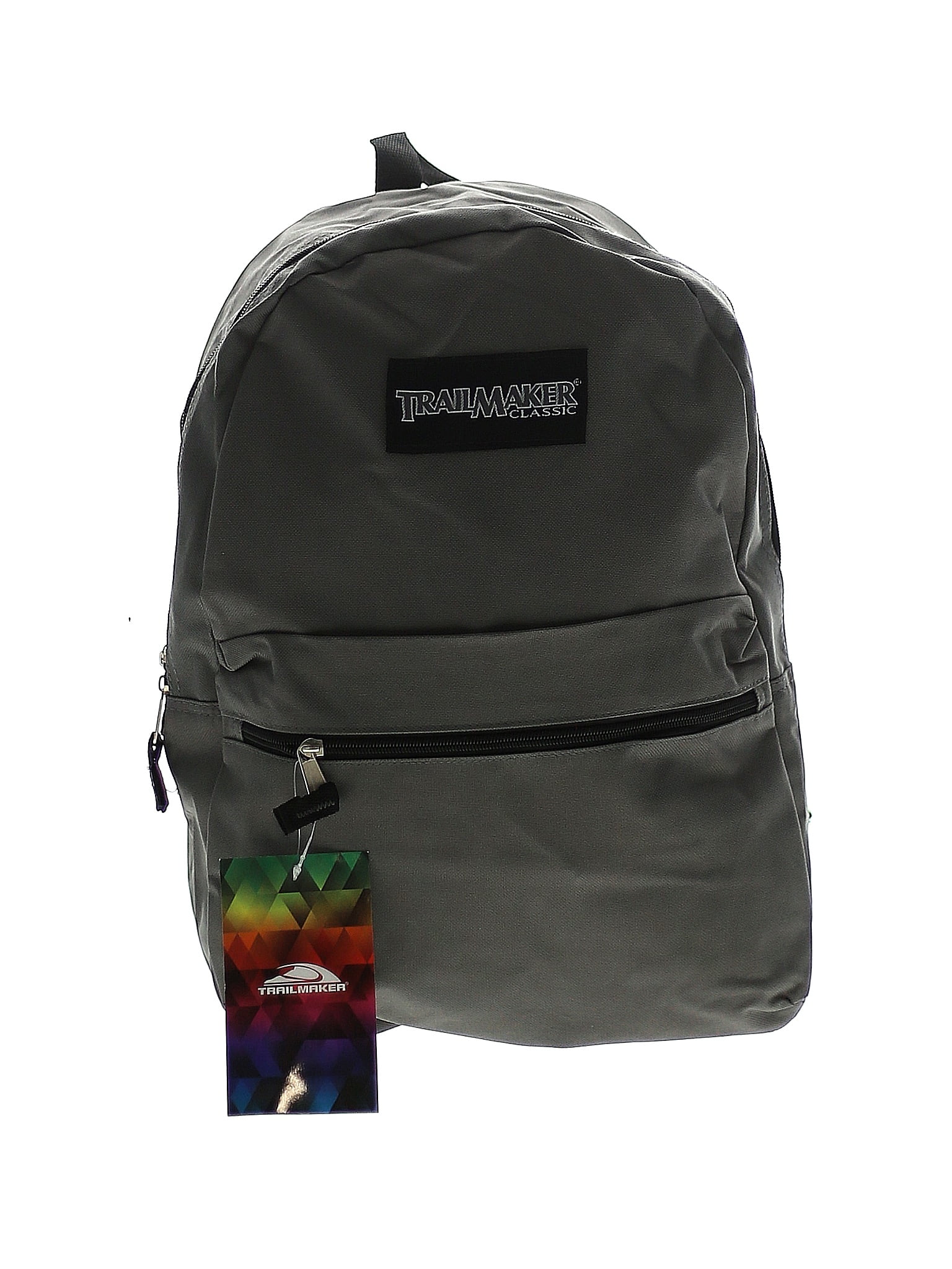 Trailmaker Solid Gray Backpack One Size (Youth) - 45% off | thredUP