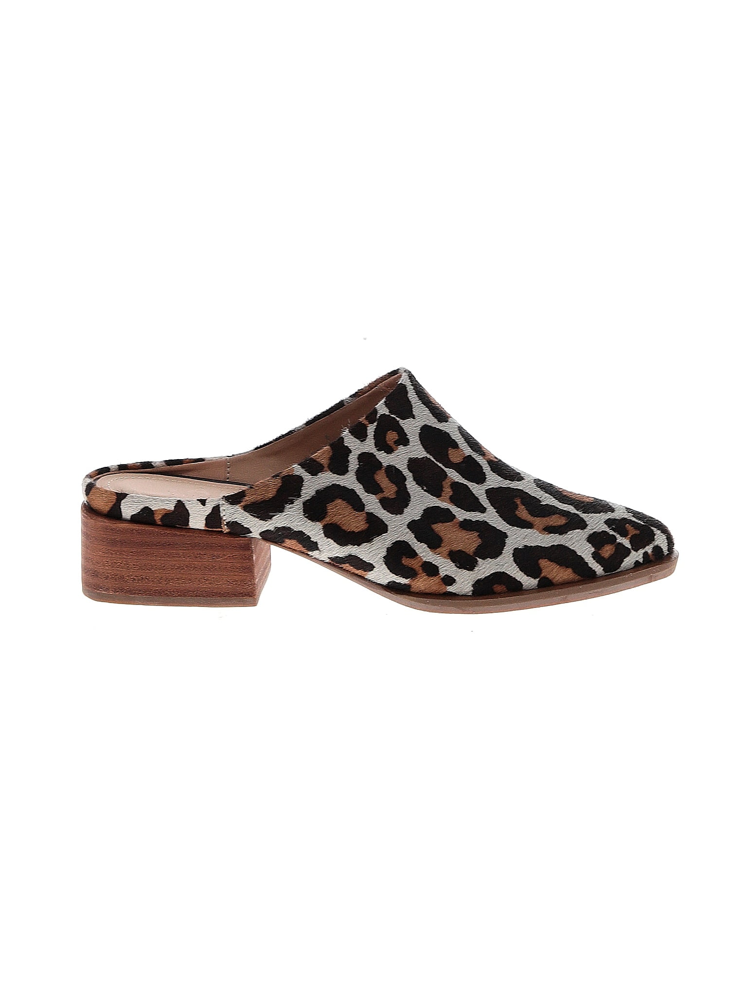 ABLE Leopard Print Multi Color Tan Mule/Clog Size 6 - 59% off | thredUP