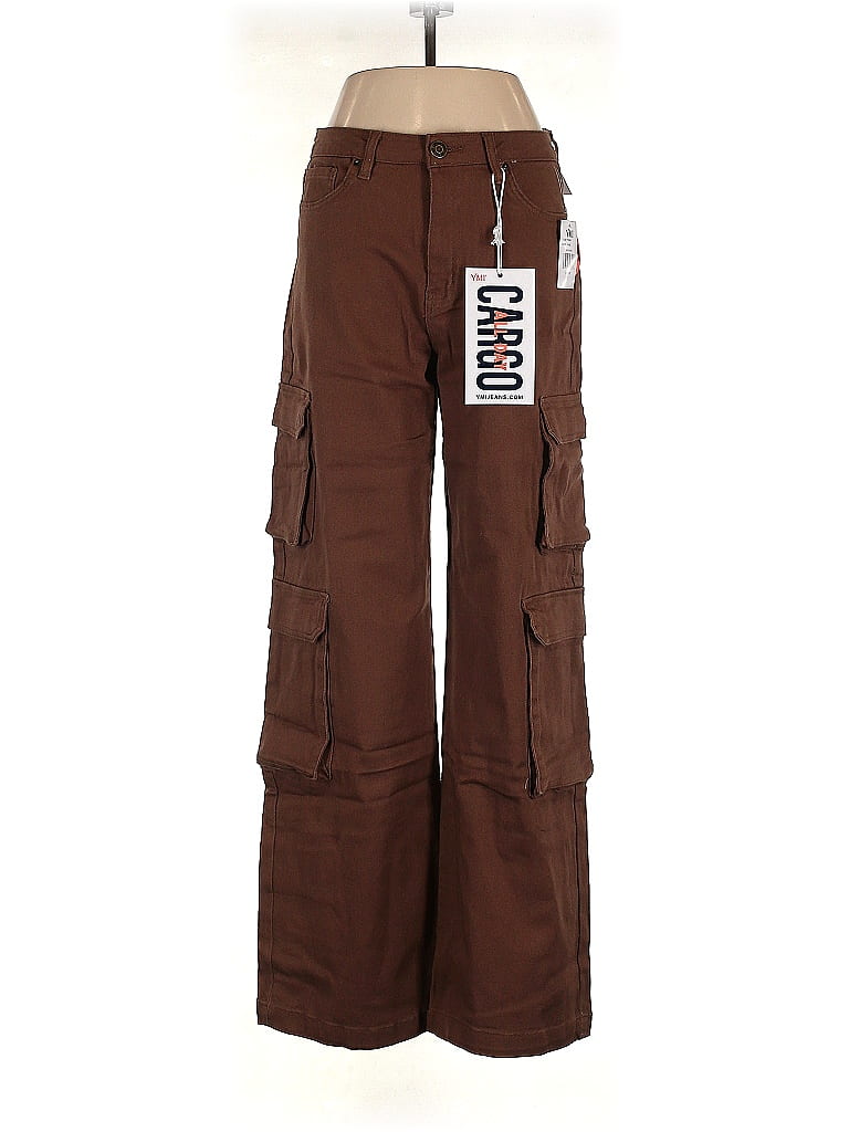 YMI Solid Brown Cargo Pants Size 7 - 62% off | thredUP
