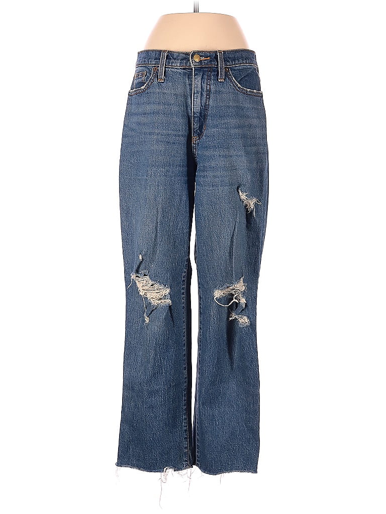 Universal Thread Solid Blue Jeans Size 4 - 36% off | thredUP