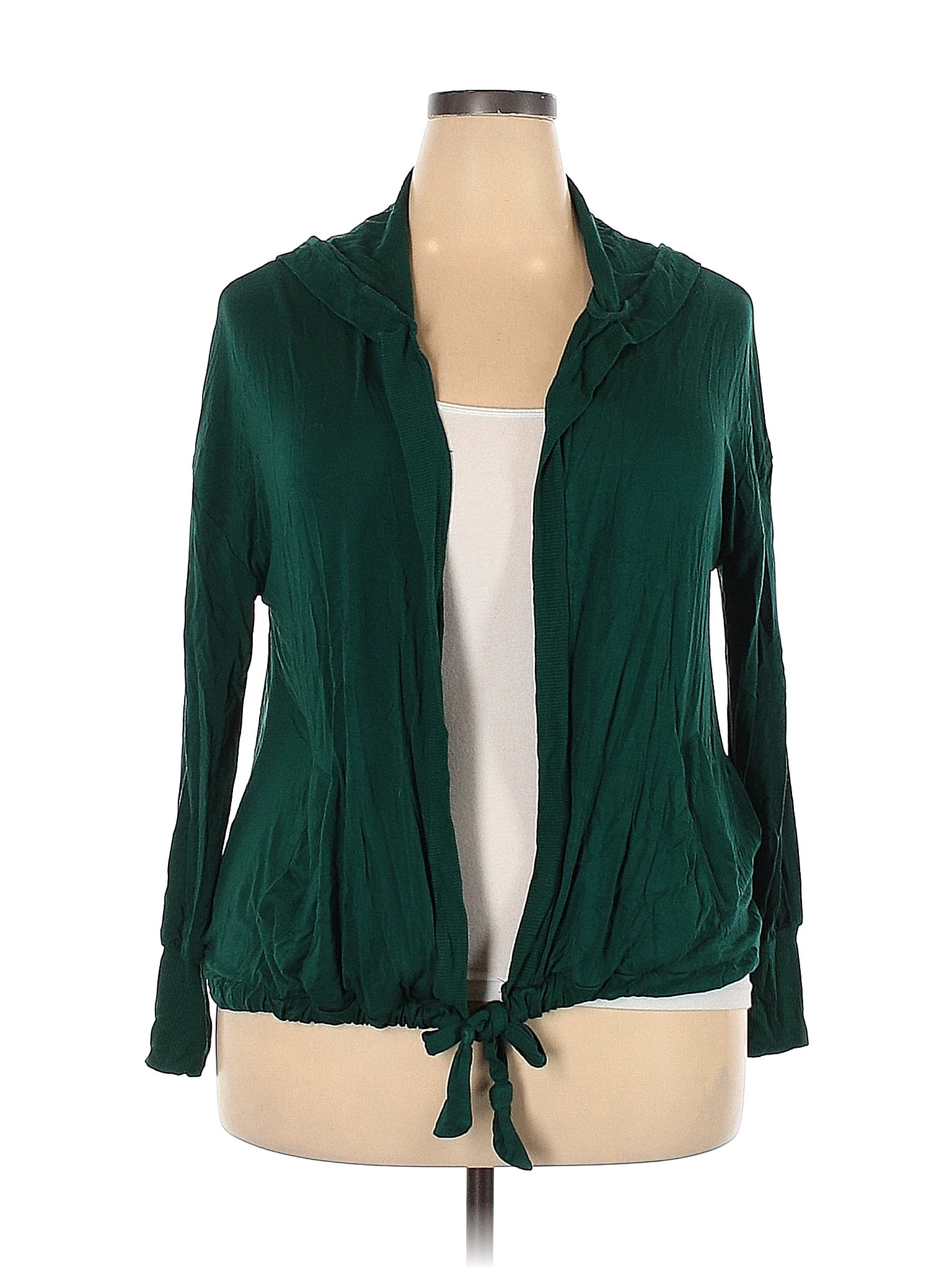 Torrid Color Block Solid Green Cardigan Size 2X Plus (2) (Plus) - 62% ...