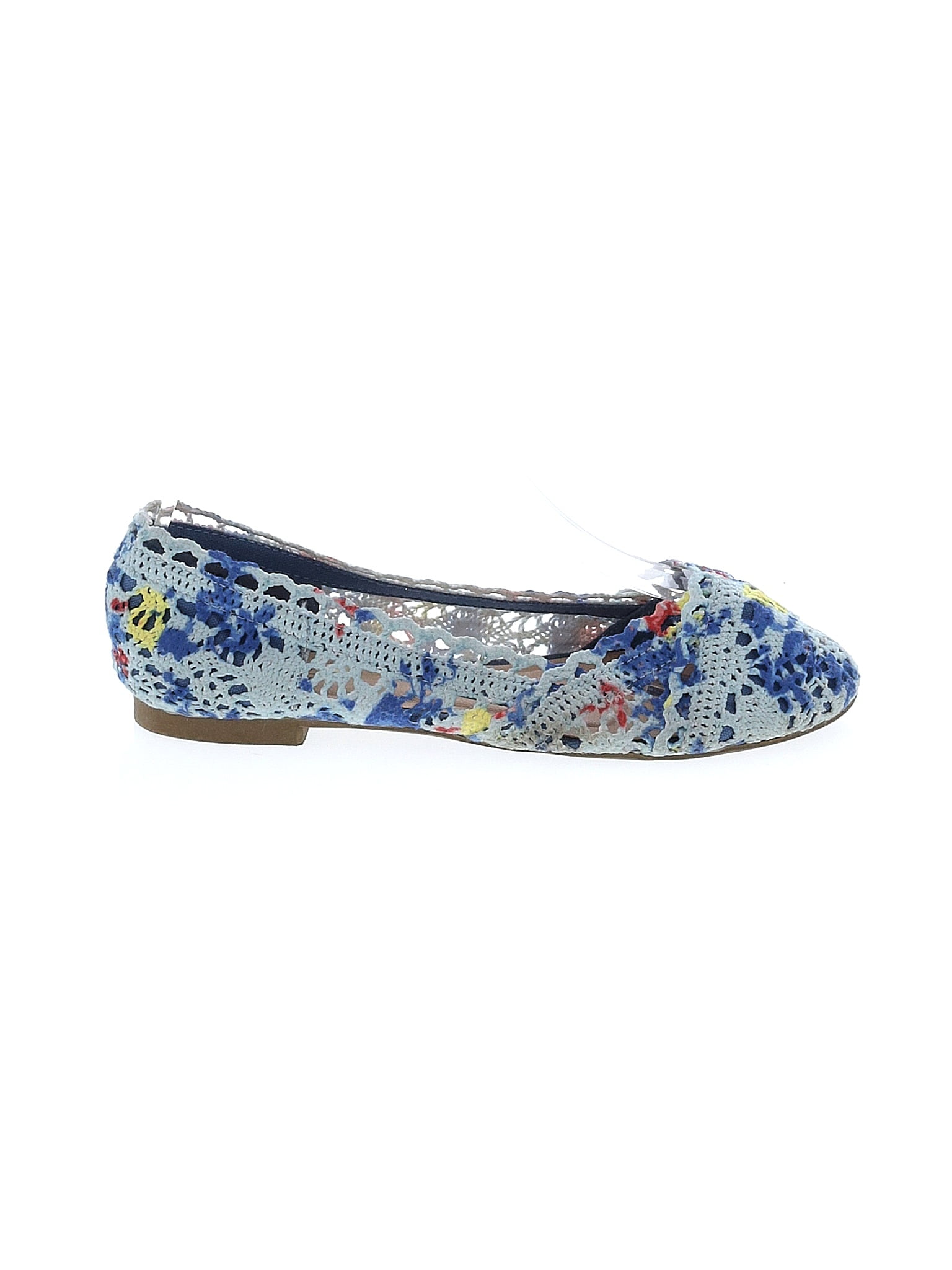 Assorted Brands Floral Multi Color Blue Flats Size 37 (EU) - 54% off ...