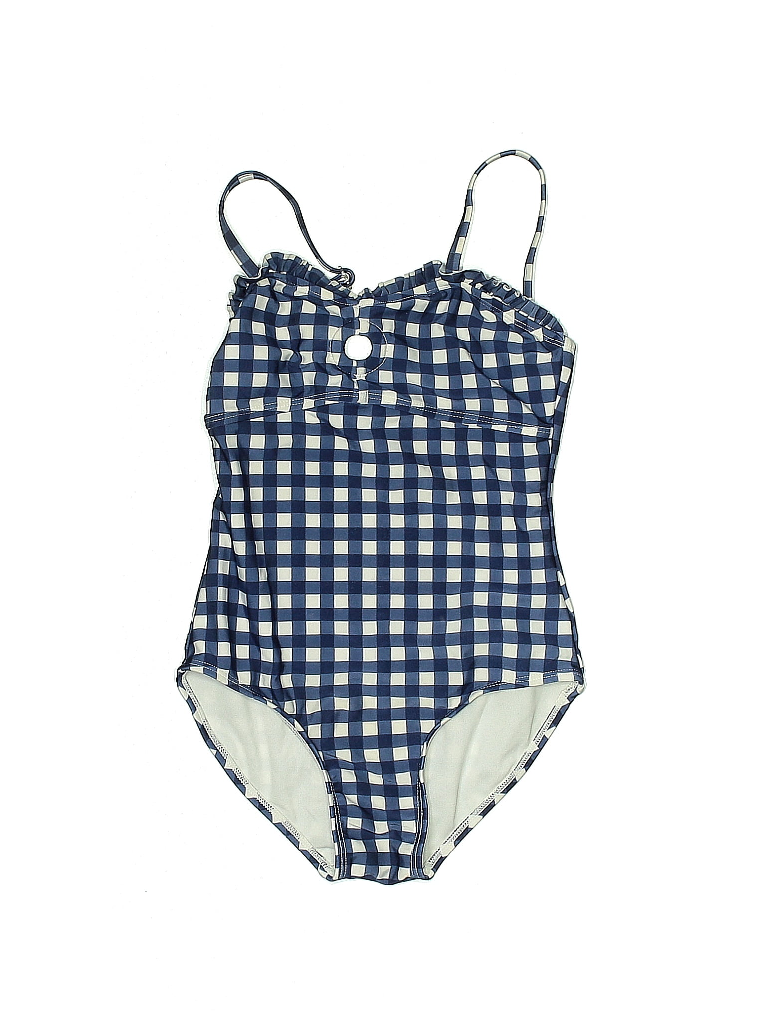 Art Class Checkered-gingham Blue One Piece Swimsuit Size S (Kids) - 29% ...