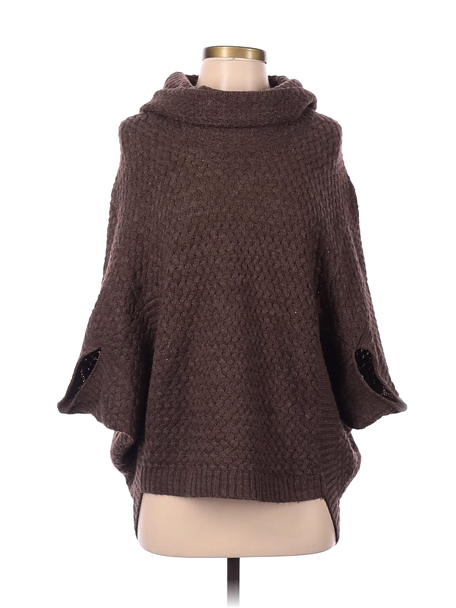 Moth 100% Acrylic Brown Poncho Size XS - 67% off | thredUP