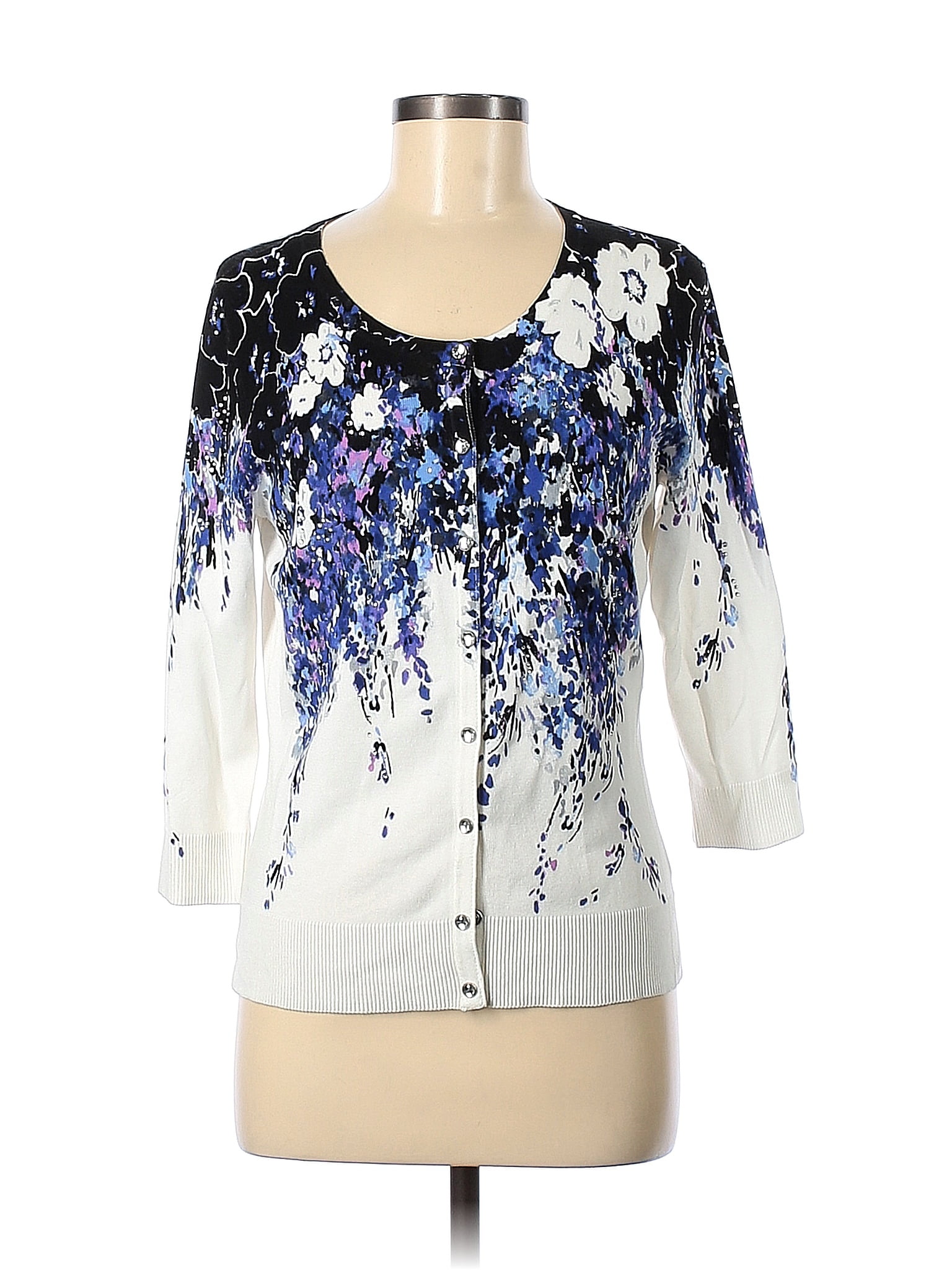 White House Black Market Ivory Cardigan Size M - 61% off | thredUP