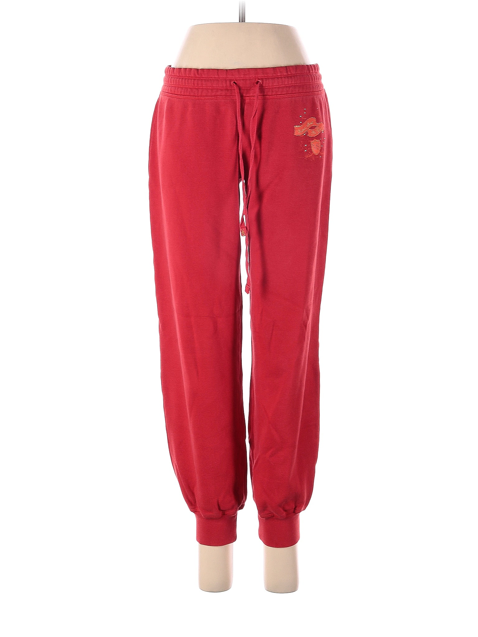 Victoria's Secret Solid Red Sweatpants Size S - 58% off | thredUP