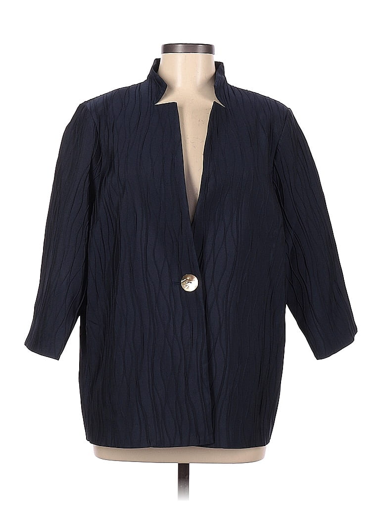 misook Blue Jacket Size M - 84% off | thredUP