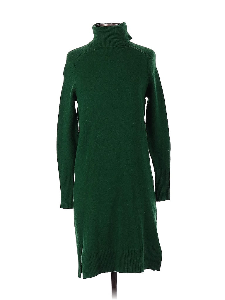 J Crew Solid Green Casual Dress Size Xxs 75 Off Thredup