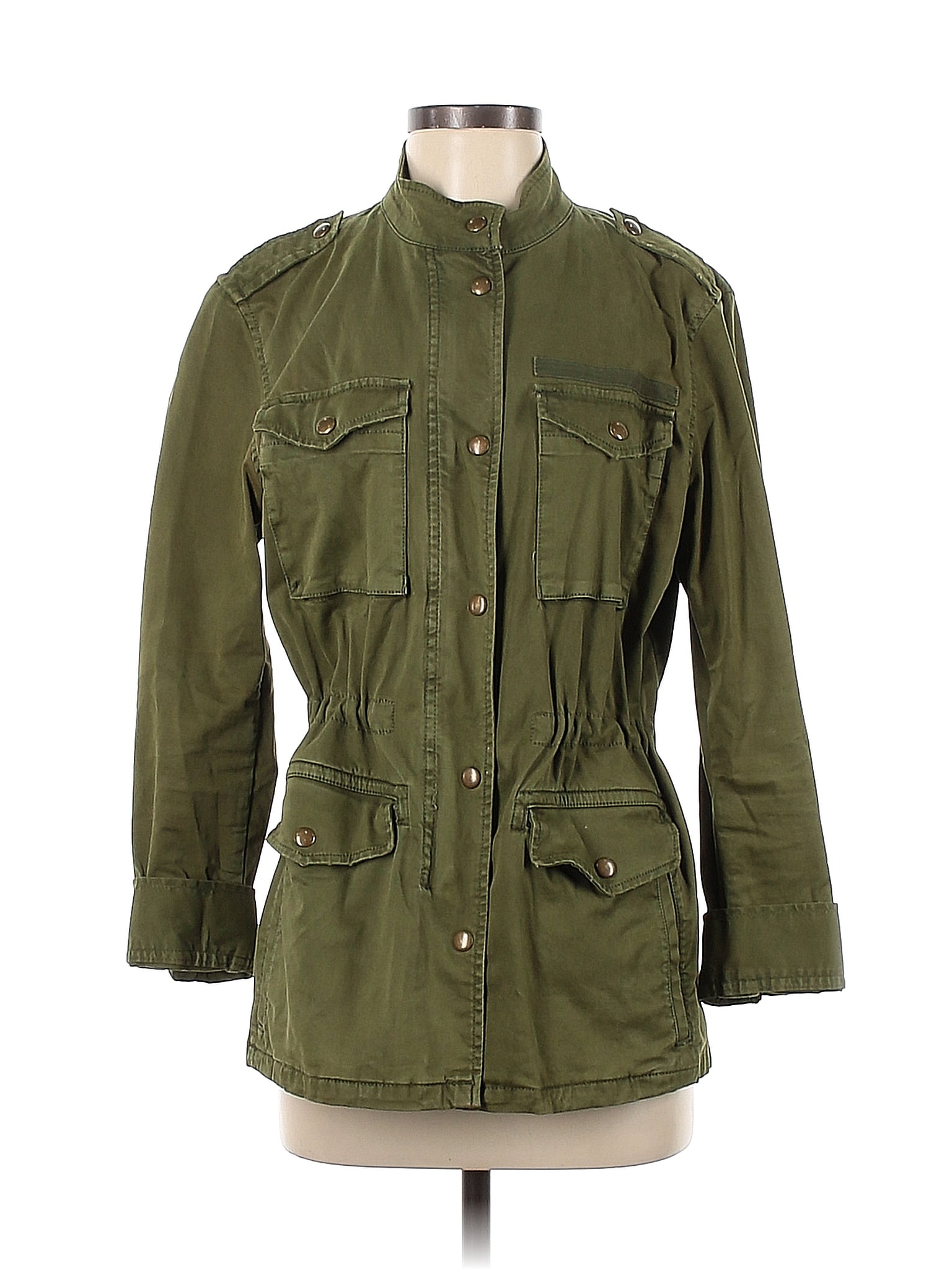Gap Solid Green Jacket Size XS - 69% off | ThredUp