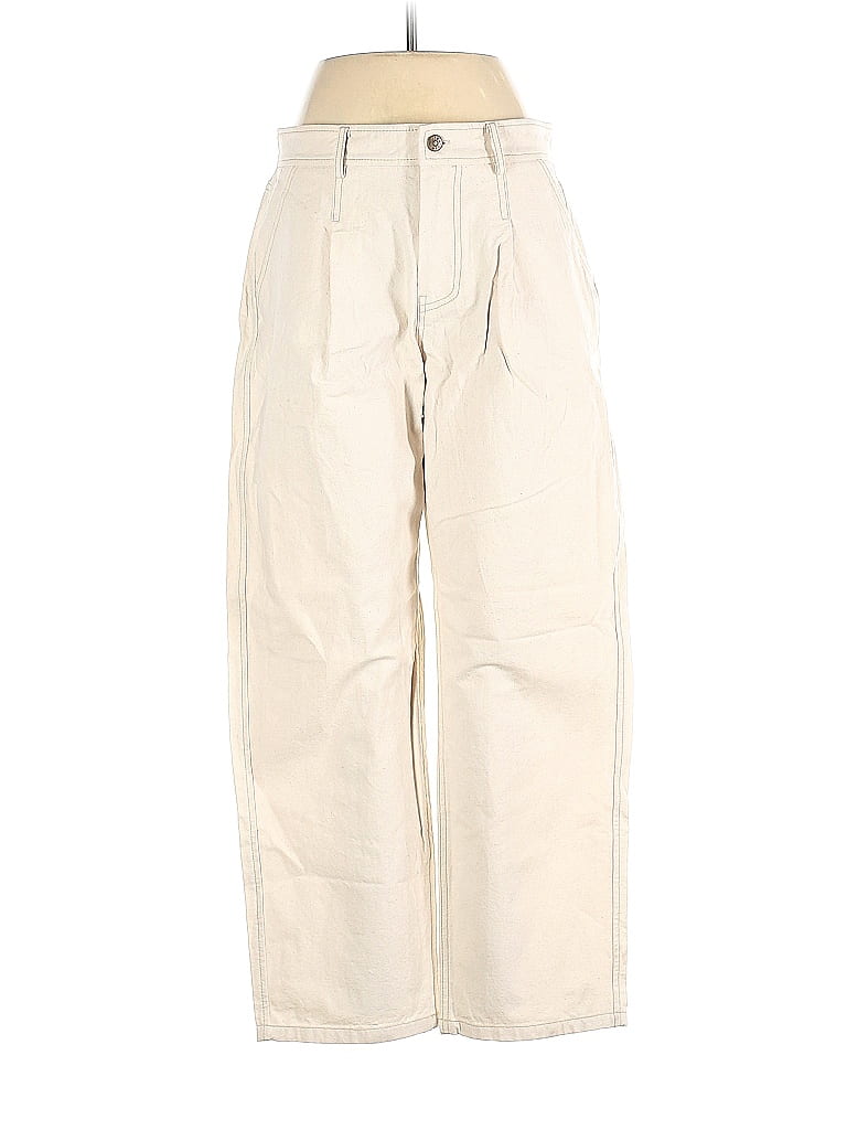Rejina Pyo 100% Cotton Solid Ivory Casual Pants 30 Waist - 79% off ...
